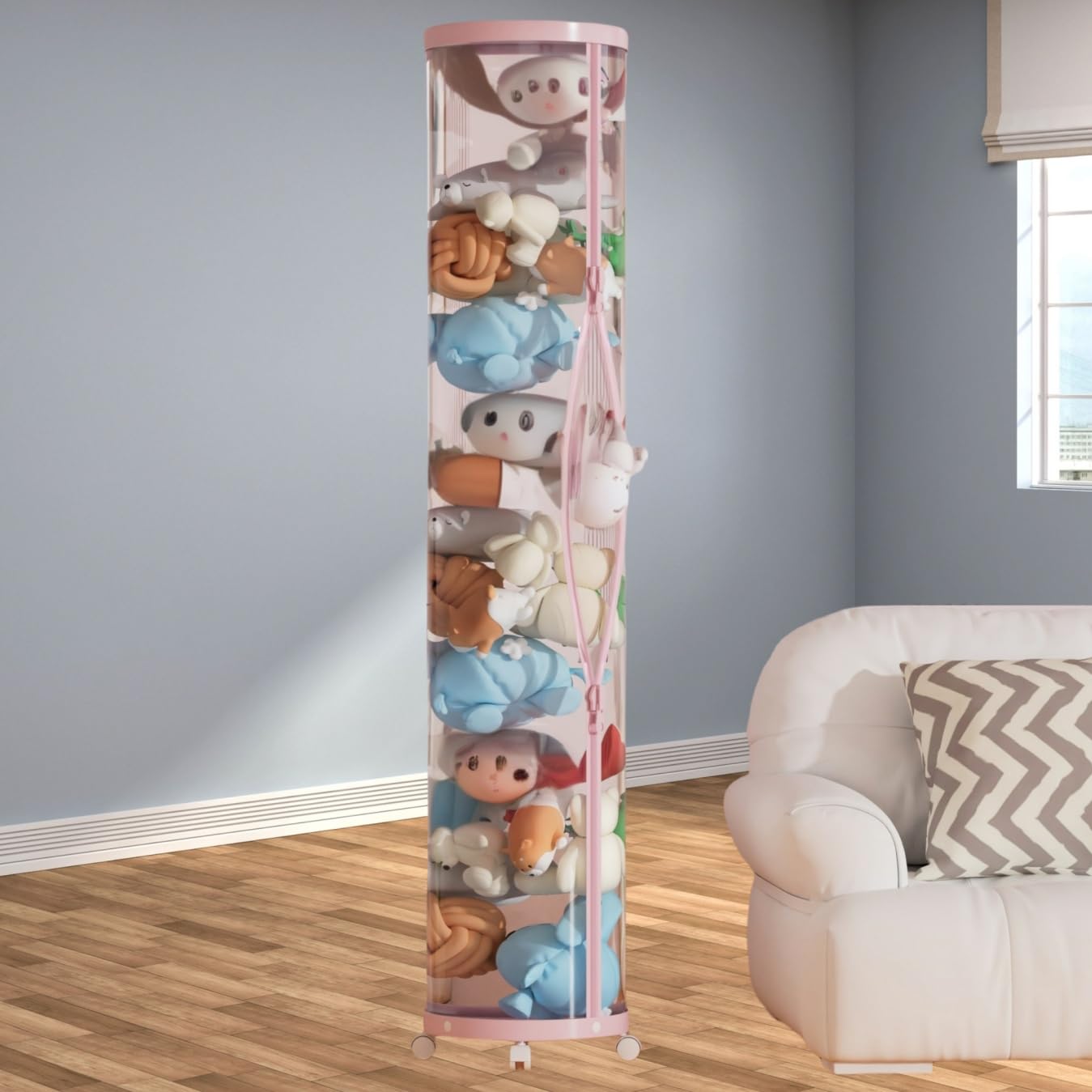 Flarelyare Stuffed Animal Storage Tube,Stuff Animal Organizer,Stuffed ...