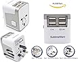 Amazon.com: European Travel Adapter Plug Set – Pack of 4 Universal USA to Europe Outlet Adapters ...