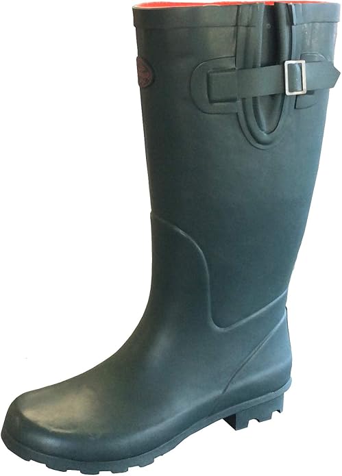 StormWells Ladies Wide Calf Wellies Wellington Boots Plus Extra Comfort ...