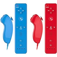 TechKen Motion Plus Remote Controller Compatible with Wii and Wii U ...