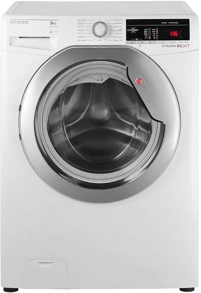 Hoover Dynamic Next DXOA69HC3B 9Kg Washing Machine with 1600 rpm ...