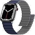 Amazon.com: Anlinser Magnetic Bands Compatible with Apple Watch Band 49/46/45/44/42/41/40/38mm ...
