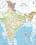Buy India Map - Physical (70 x 100 cm) Book Online at Low Prices in ...