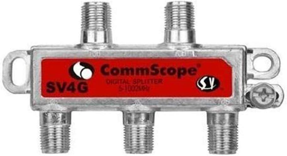 Amazon.com: Commscope SV-4G Coaxial 5-1000Mhz 4-Way Splitter - 50 Pack ...