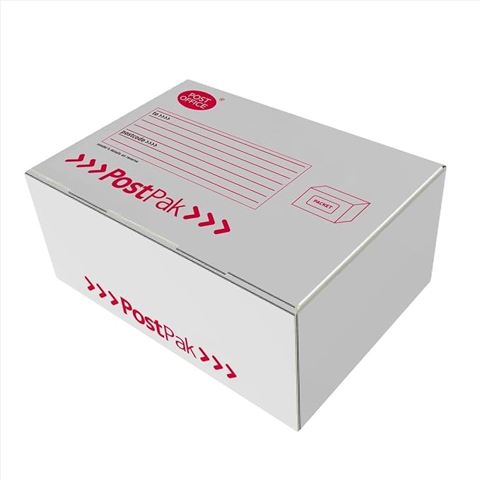 Postpak Large Box - White/Red/Black (Pack of 20): Amazon.co.uk: Office ...