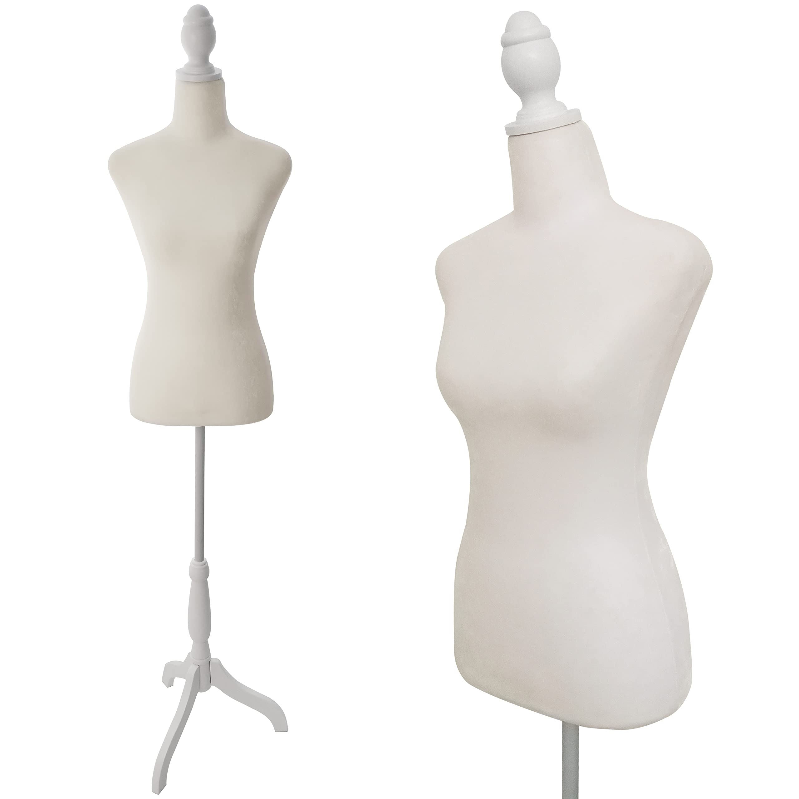Mua Female Dress Form Mannequin Torso Body with Adjustable Tripod Stand ...