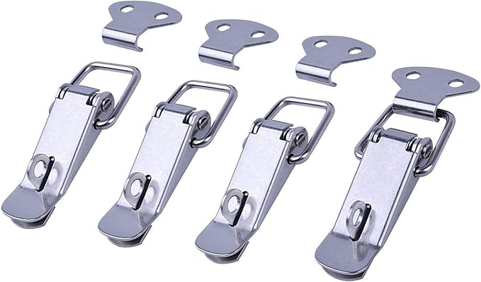 euhuton 4 Pack Stainless Steel Spring Loaded Toggle Latch Catch Clamp ...