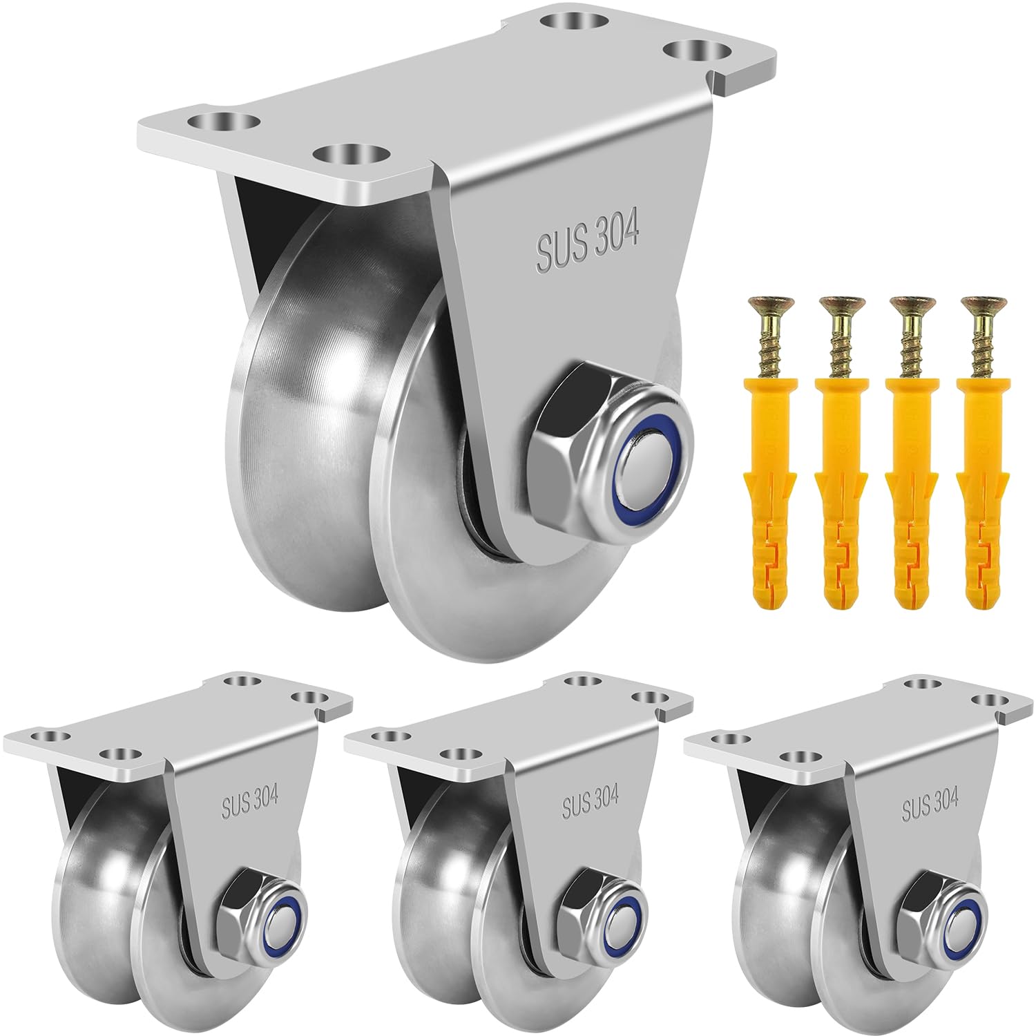 Mua Pulley Wheel Pulley System Heavy Duty Caster Wheels Sliding Gate ...