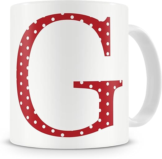 Letter “G” Mug – Letter G Mug, G Letter Mug, G Mug – Mug Gift/Present ...