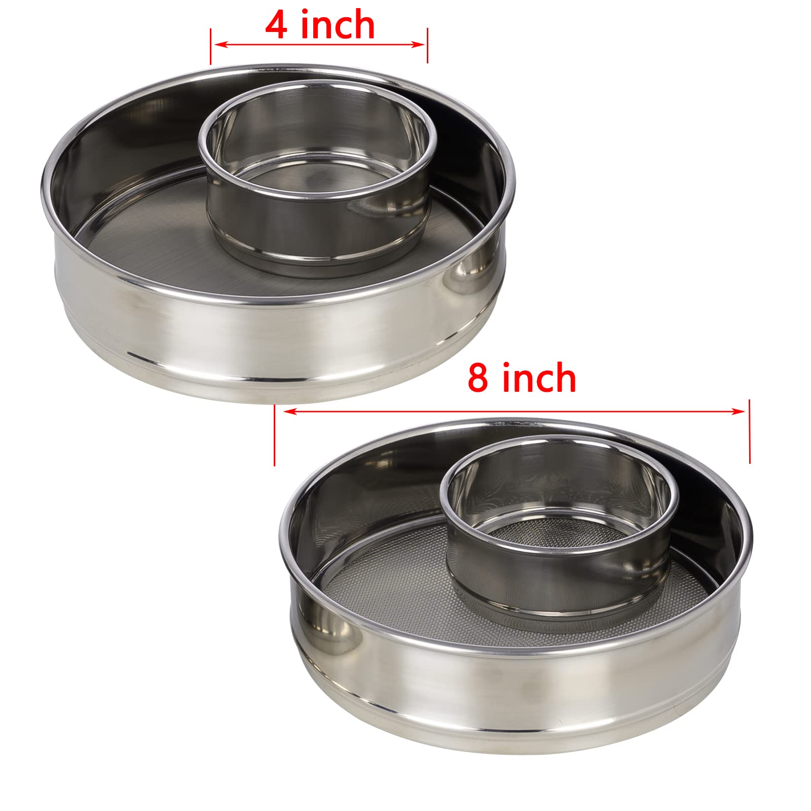 Mua 500 Mesh Lab Sieves, 500 Mesh Test Sieve, 8'' Diameter, 304 ...