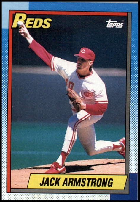 Amazon.com: 1990 Topps Baseball #642 Jack Armstrong Cincinnati Reds ...