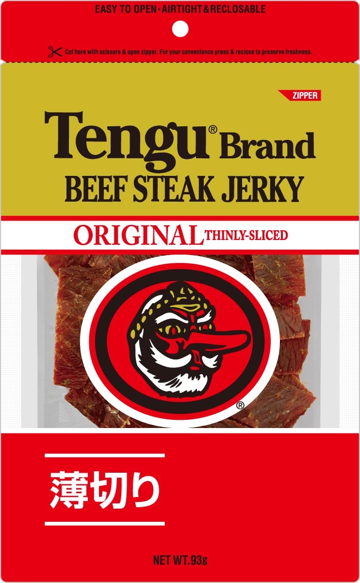 【価格推移】 テング ビーフステーキジャーキー レギュラー 薄切りタイプ 93gの最安値 | プライシー