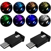 Amazon.com: Wevdn 2 PCS USB Type C LED Ambient Light, Adjustable Brightness 8 Color RGB LED ...