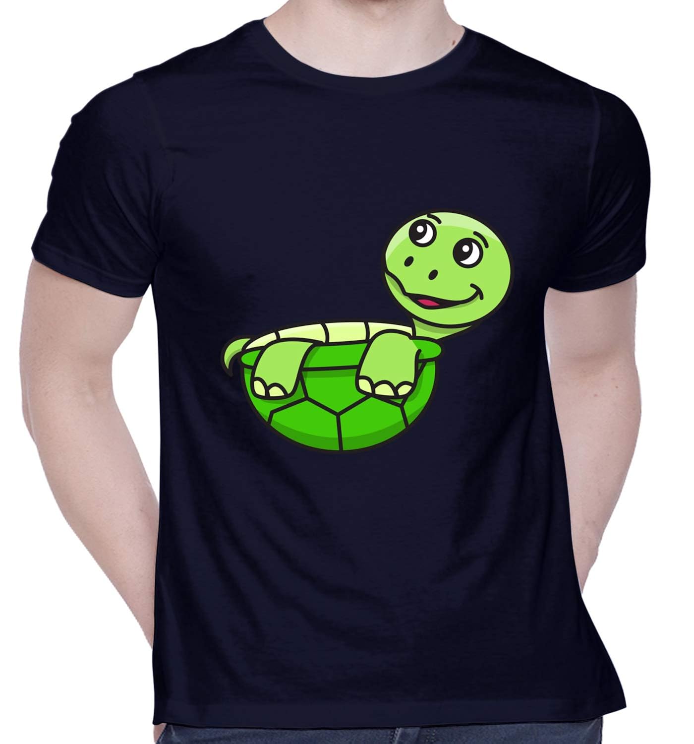 Buy CreativiT Graphic Printed T-Shirt for Unisex Tortoise Tshirt ...