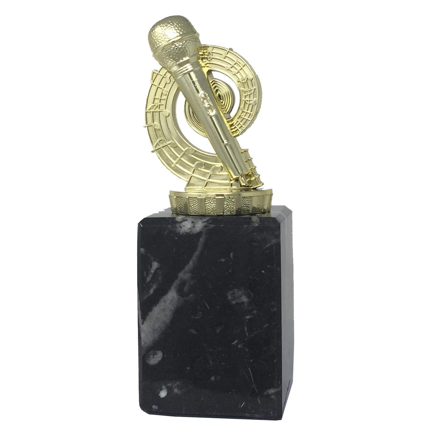 Trofei, medaglie e premi Generico Trofeo Microfono Musica in ABS Oro ...
