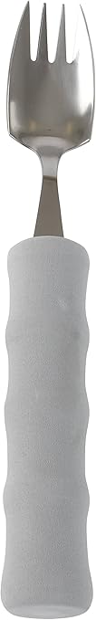 Homecraft Lightweight Foam Handled Cutlery - One Handed, Splayed Fork ...