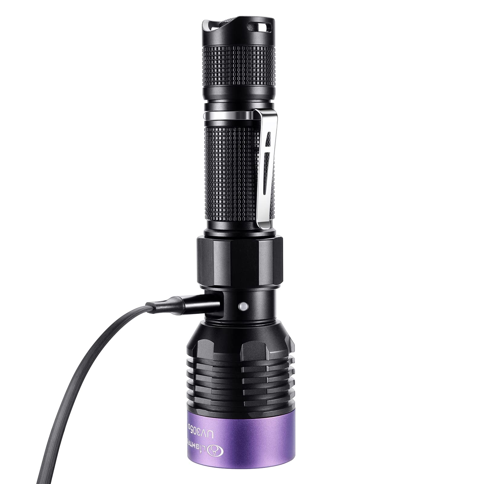 LIGHTFE UV305 High-Power UV Flashlight USB Rechargeable, Used for ...