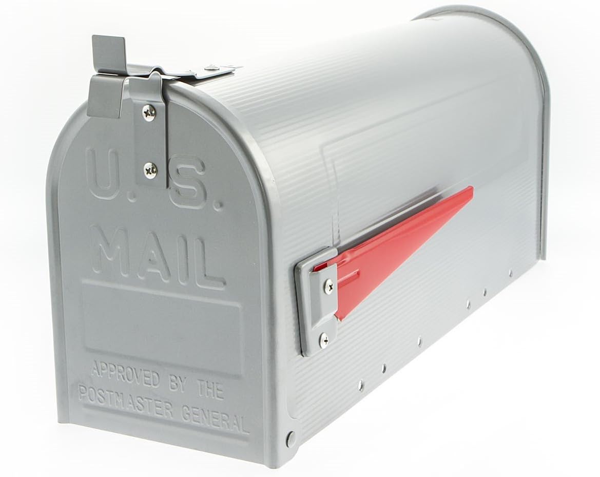 Sterling MB22S Mississippi Aluminium US Mailbox, Silver, Large – BigaMart