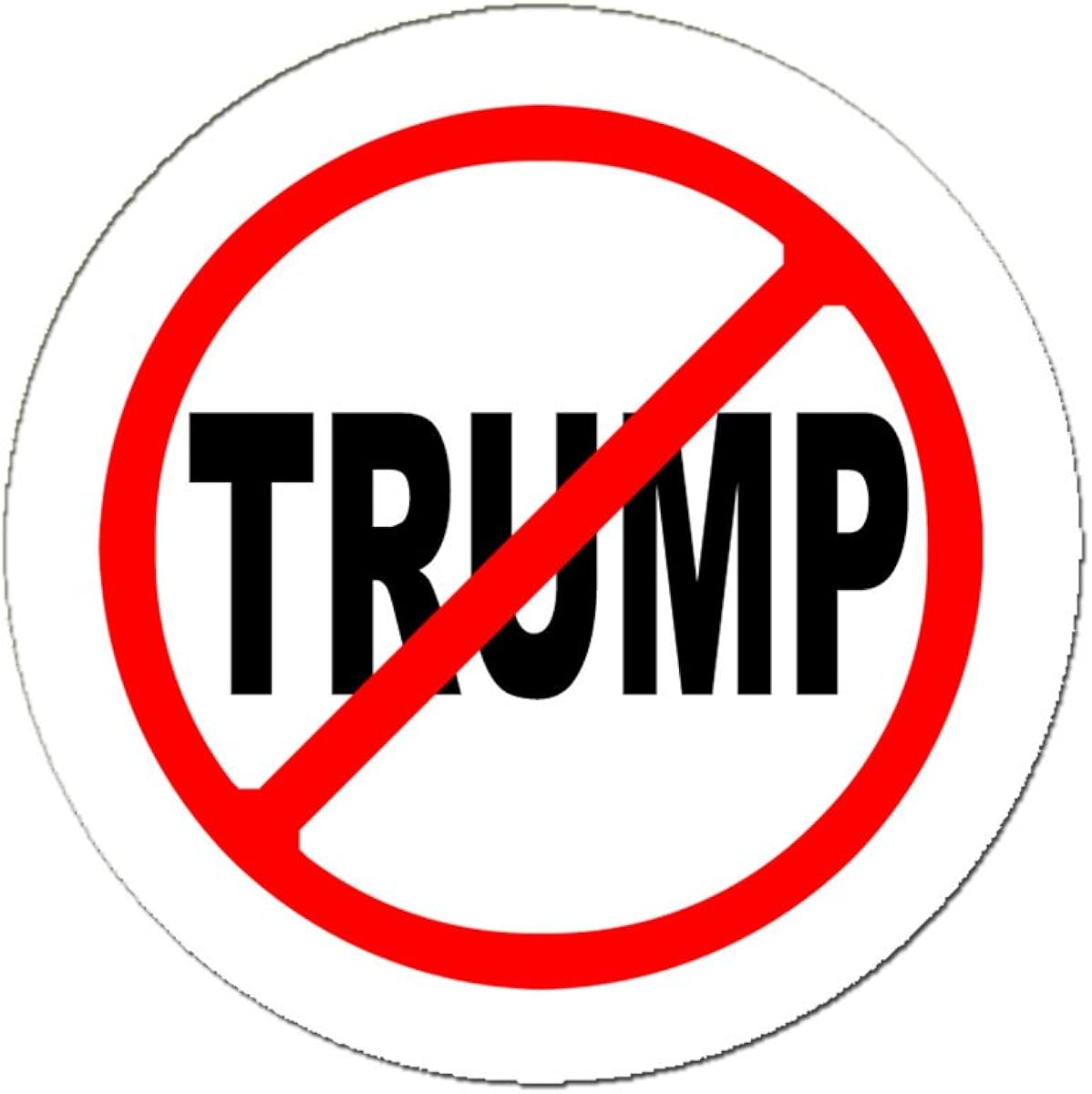 Amazon.com: Political Anti Trump No Trump Pinback Button Pin (1.25 ...