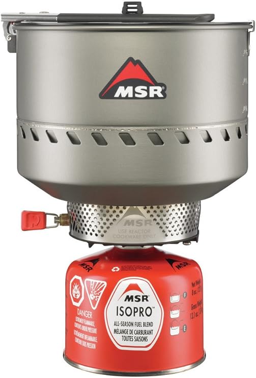 MSR Reactor Camping Stove 2,5l red/silver 2017 camping cooker: Amazon ...