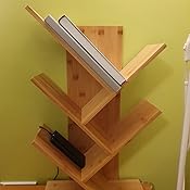 Tree Desktop Bookshelf Desk Bookcase Display Book Rack 4 Tier Tree ...
