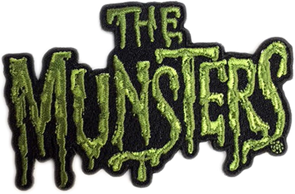 Amazon.com: Universal Monsters The Munsters Logo Embroidered Patch ...