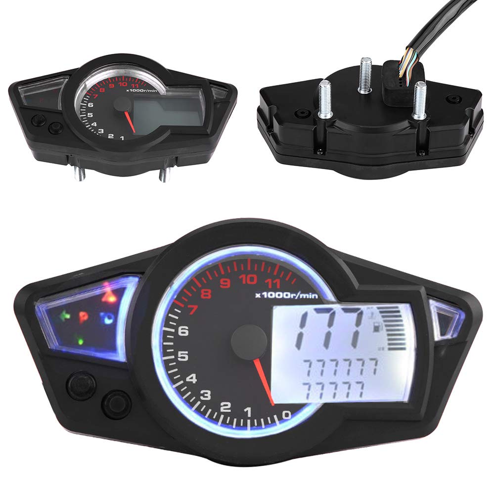 Universal Digital Speedometer Motorcycle Motorcycle Digital Odometer ...