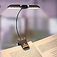 Vekkia 14 LED Rechargeable Book-Light for Reading at Night in Bed, Warm/White Reading Light with ...