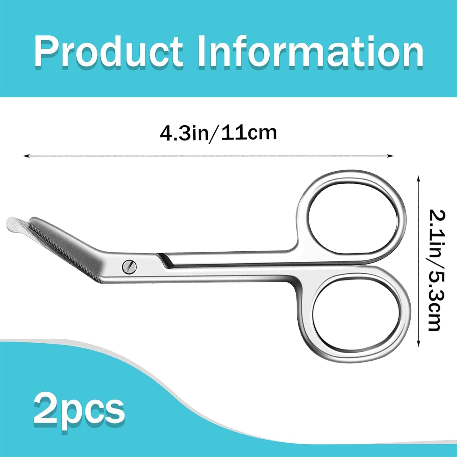 2-Piece Ostomy Scissors, Ostomy Supplies For Ostomy Care, Colostomy ...