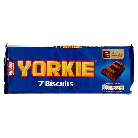 Nestlé Yorkie Biscuit Milk Chocolate Multipack (Pack of 24, Total 168 ...