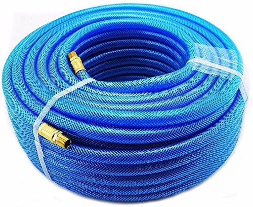 GHP 1/4"x50' 700PSI Burst Pressure Flexible Braided Polyprothane ...