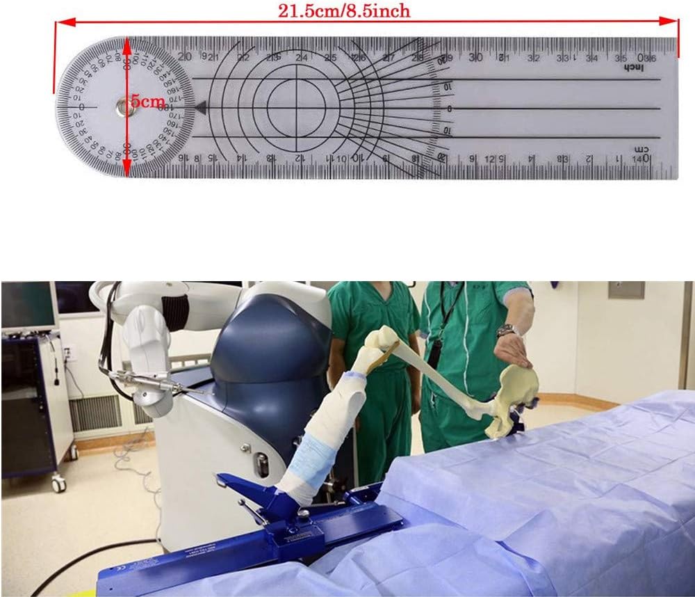 Professional 360 Degree Multi-Ruler Goniometer Angle Spinal Ruler ...