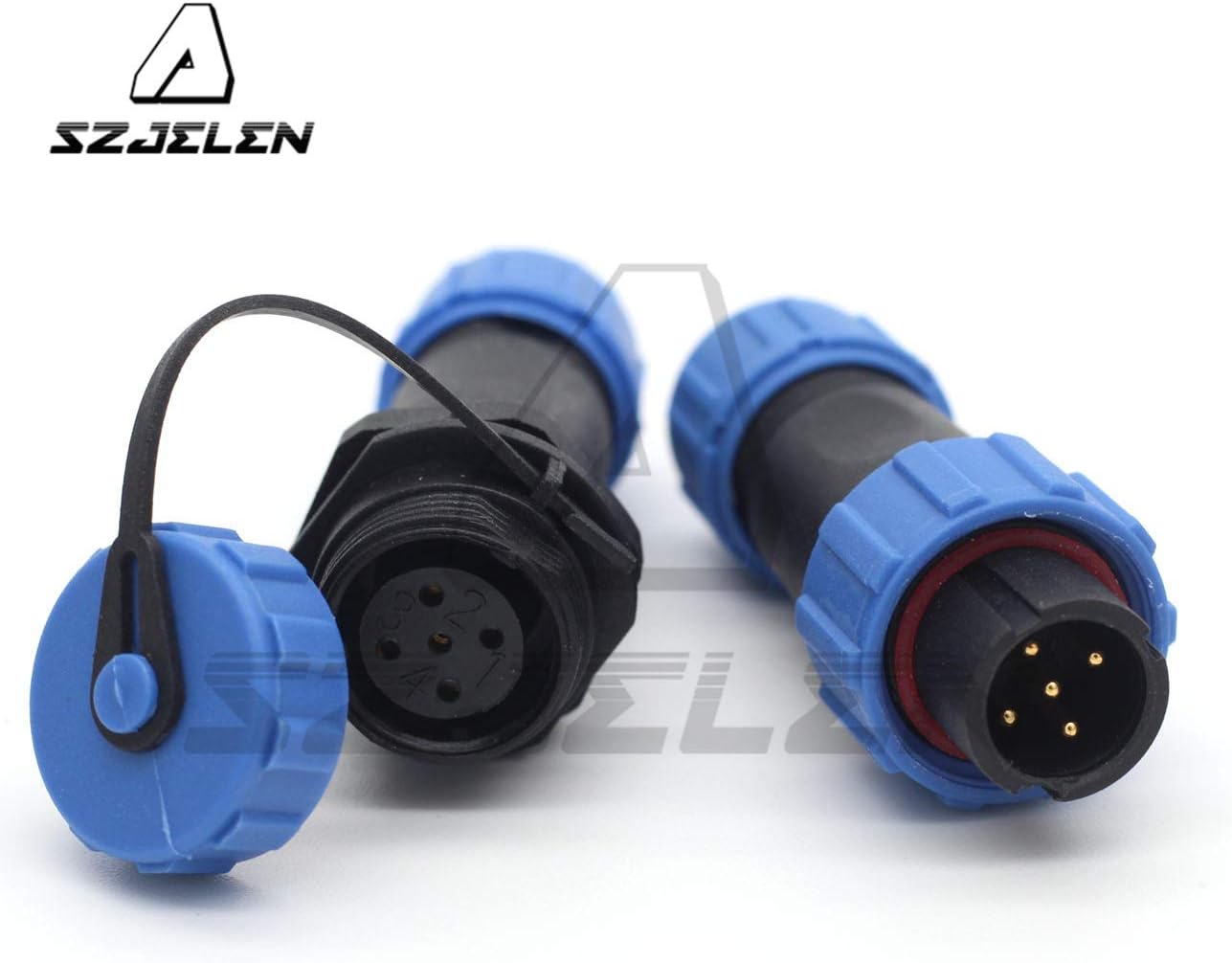 Amazon.com: SZJELEN SP13 2pin/3pin/4pin/5pin/6pin/7pin/ 9pin Aviation ...