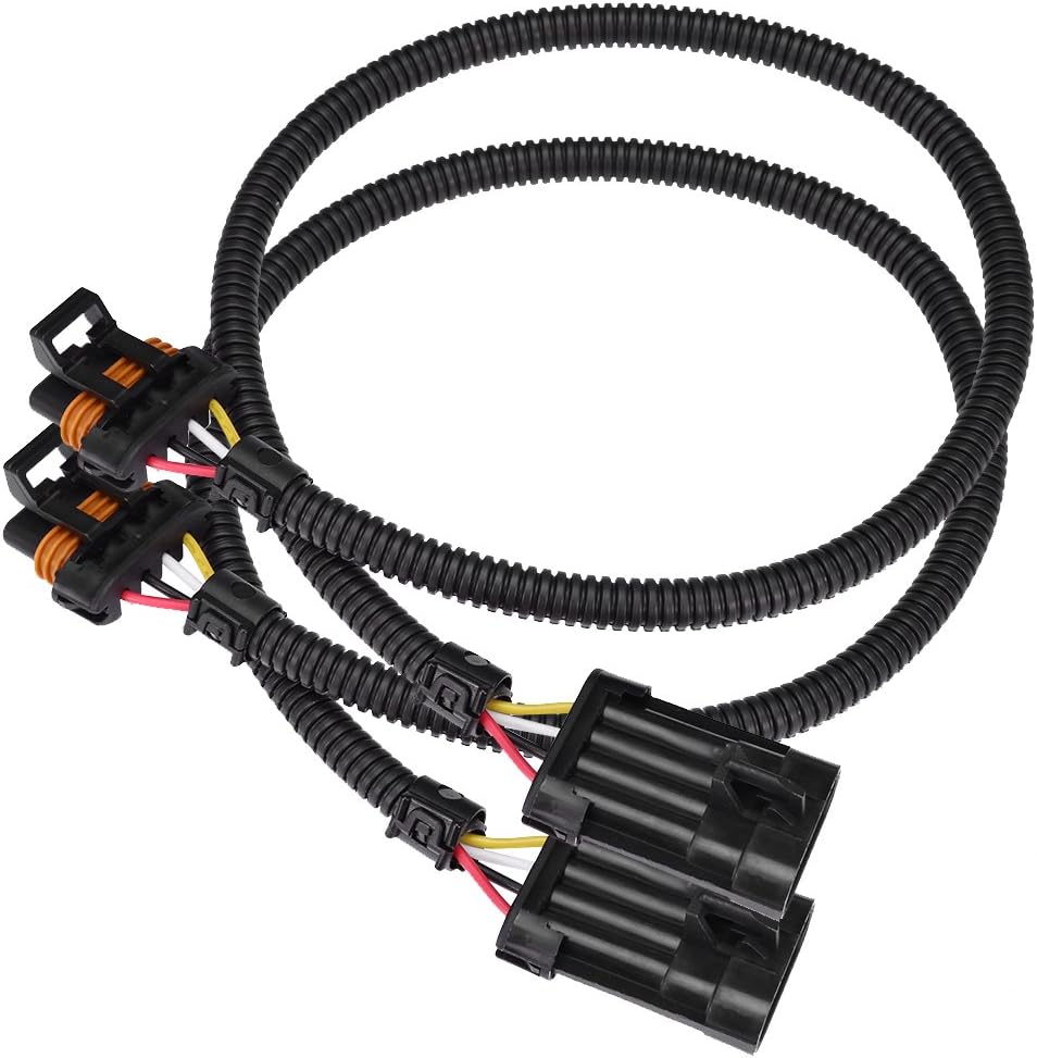 2Pcs 24 LT1 Oxygen O2 Sensor LS1 LS6 LT4 Header Extension Wire Harness ...