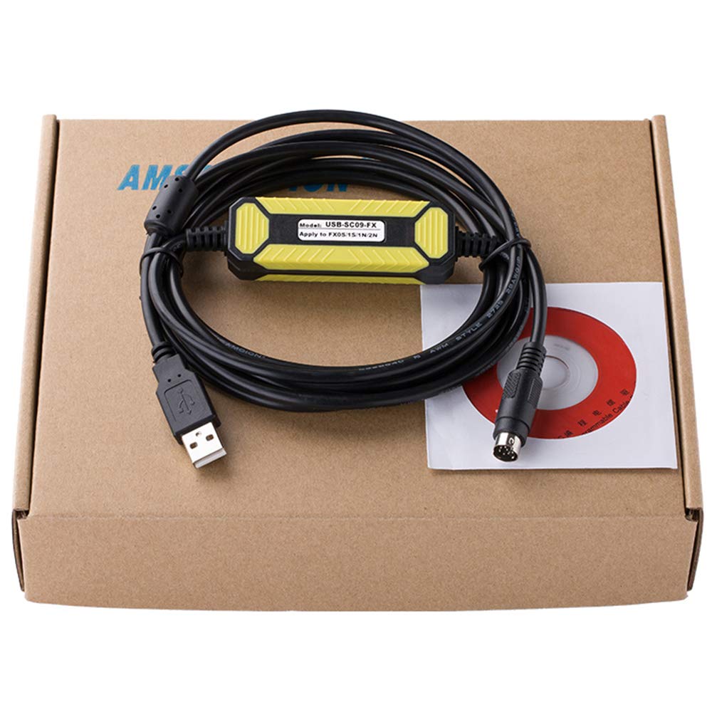 1pack USB-SC09-FX for Mitsubishi PLC Programming Cable FX0N FX1N FX2N ...