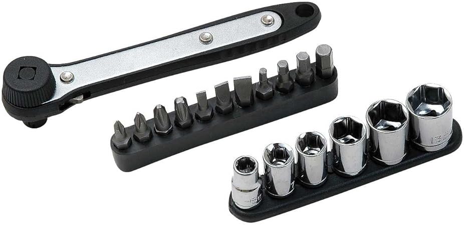 Amazon | E-Value 板ラチェットドライバーセット17PCS ERD-2 | ドライバーセット