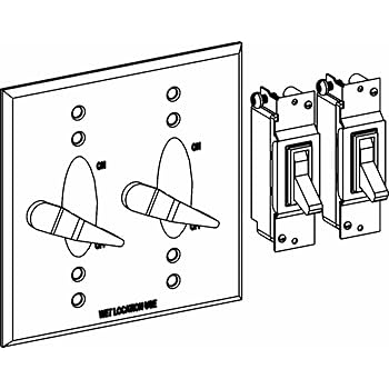 Hubbell-Bell 5121-2 1-Gang Vertical Lever Switch Weatherproof Cover ...