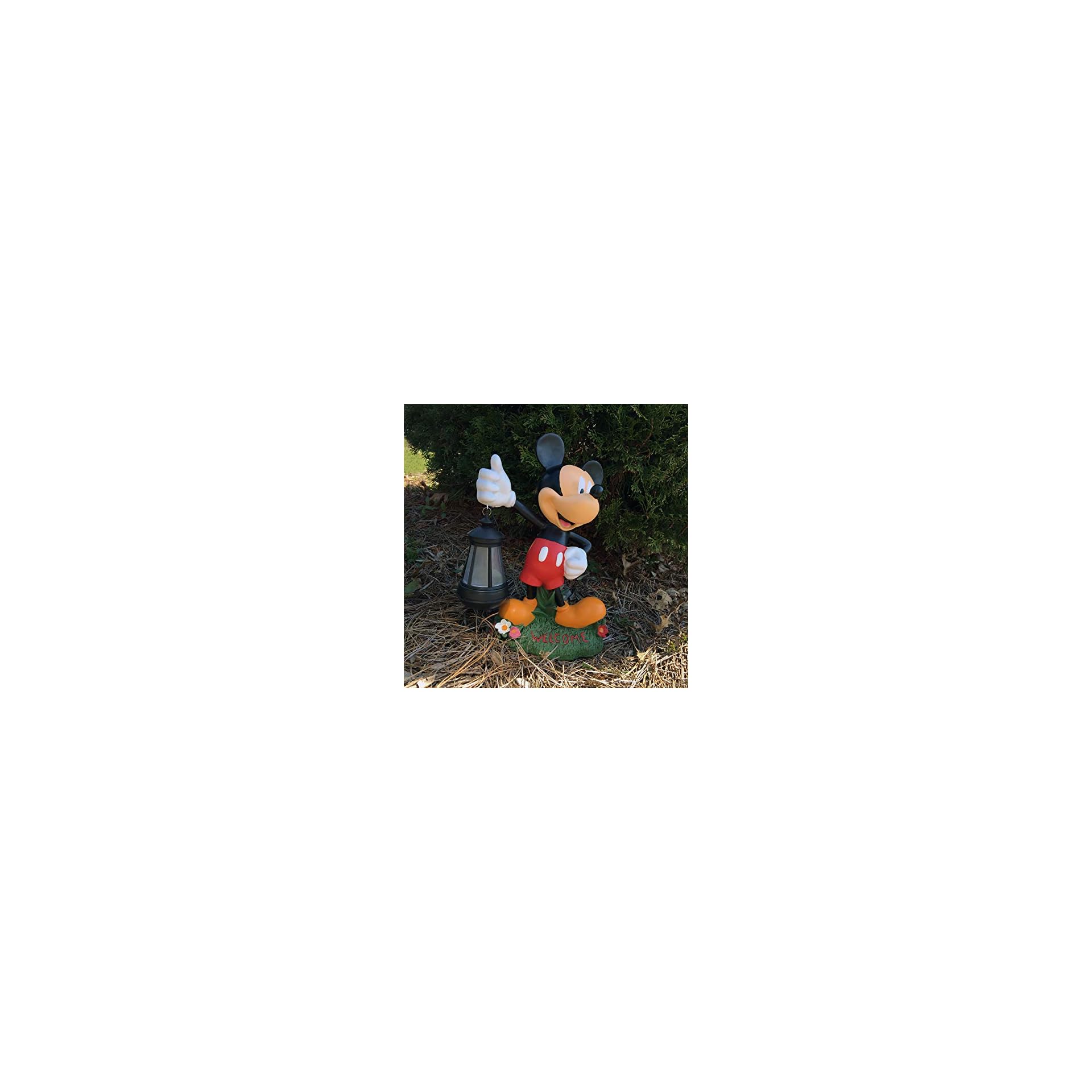 BACKYARD GLORY Disney Mickey Mouse Solar LED Lighted Lantern Everyday ...