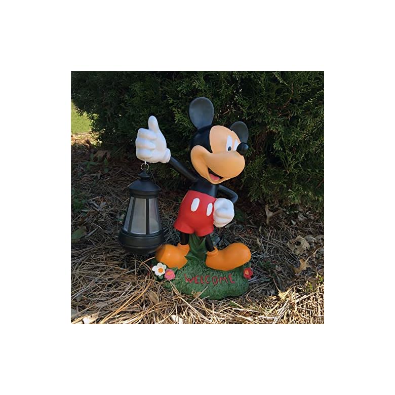 BACKYARD GLORY Disney Mickey Mouse Solar LED Lighted Lantern Everyday ...