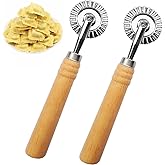Amazon.com: MTOMDY Ravioli Cutter Stamps with Roller Wheel Round Mold ...