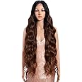 Amazon.com : Style Icon 36" Lace Front Wigs Super Long Wavy Wig With ...
