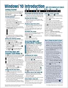 Amazon.com: Windows 10 Introduction with 2016 Anniversary Update Quick ...