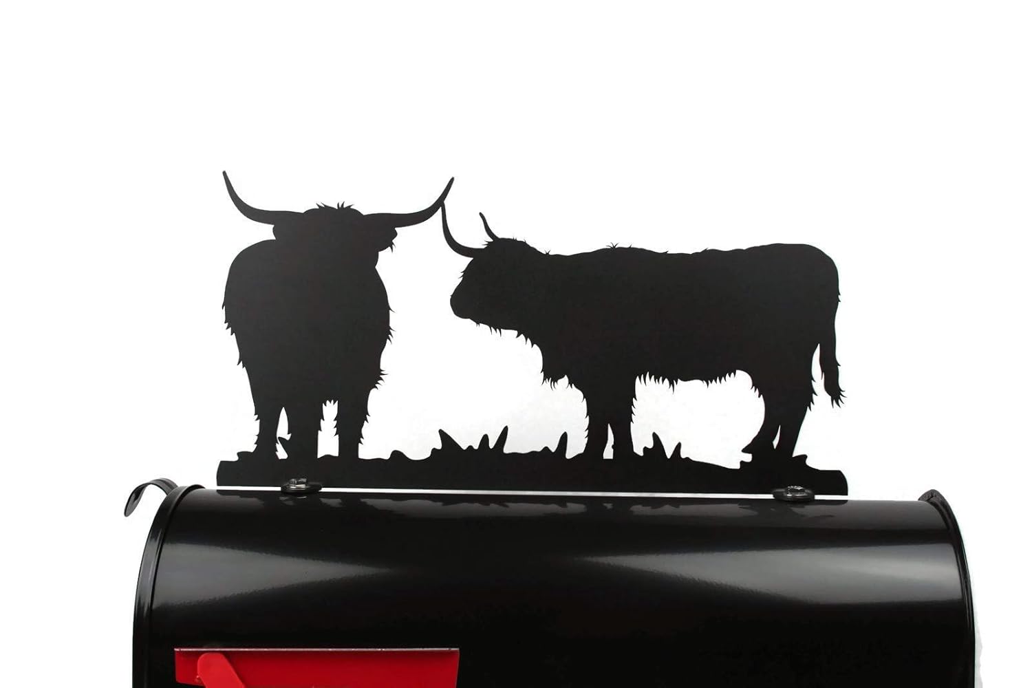 Amazon.com: Highland Cattle Metal Mailbox Topper: Handmade