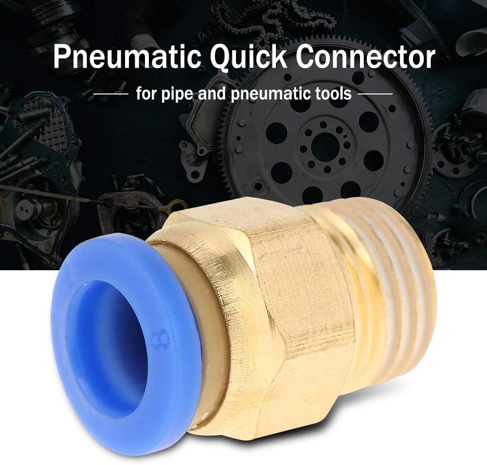 Air Quick Connector, 10pcs Pneumatic Quick Connector Air Fittings ...