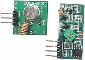 Amazon.com: HiLetgo 315Mhz RF Transmitter and Receiver Module link kit for Arduino/ARM/MCU ...