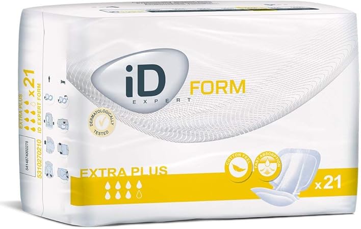 iD Expert Form Disposable Extra Plus Incontinence Pads, Fast Absorbing ...