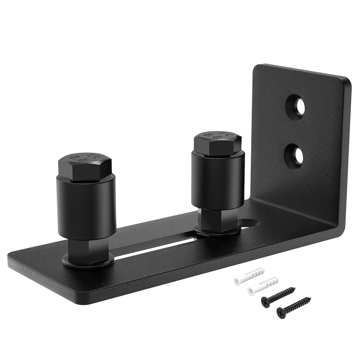 Buy Homlux Sliding Barn Door Floor Guide Heavy Duty Adjustable Roller ...