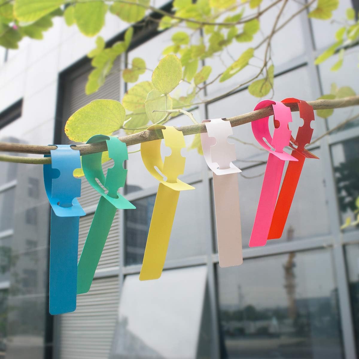 Aosilon Plastic tree labels 300 PCS garden plant tags 2x21cm Wrap ...