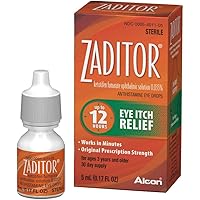 Amazon.com: ZADITOR 78047661 Eye Itch Relief Antihistamine Eye Drops, 0 ...