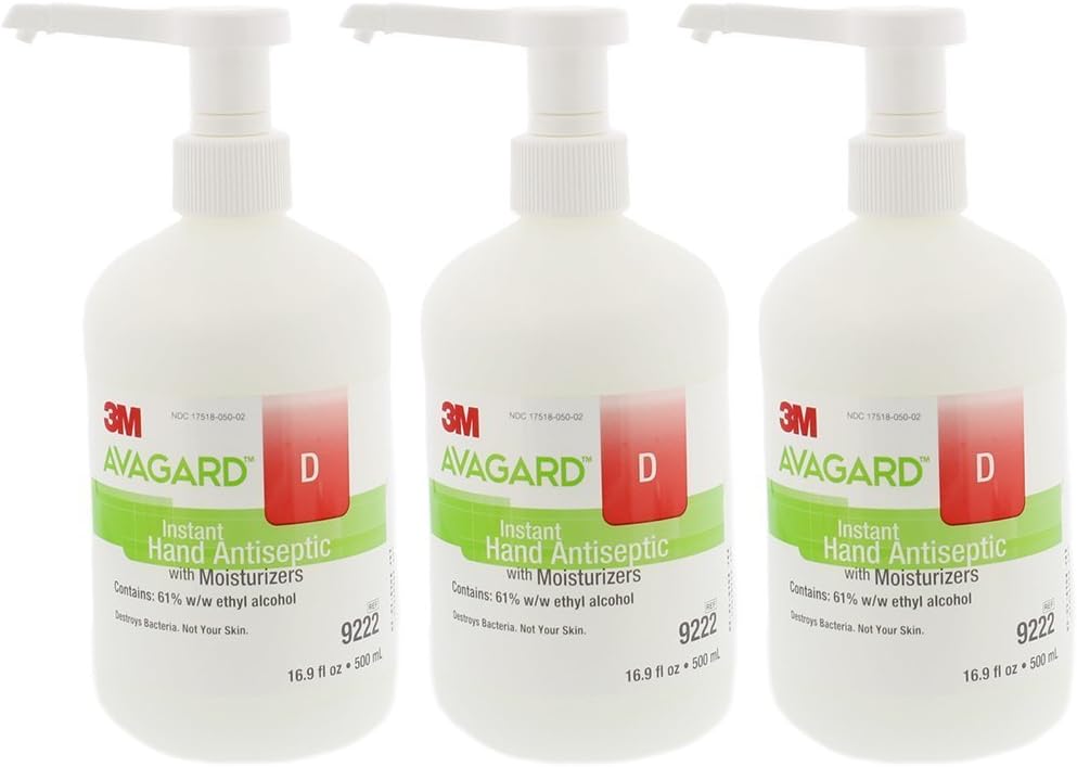 3m Healthcare Sanitizer Hand Gel Avagard D with Moisturizer, 16.9 Oz ...